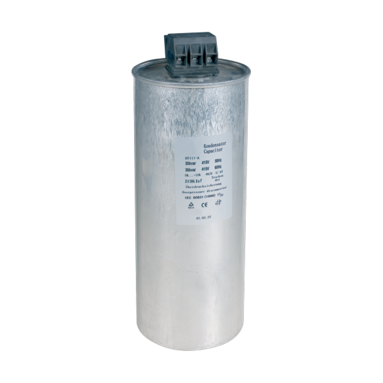 Condensator Hy 111b12 690v 12 5 Kvar 49031 Elmark