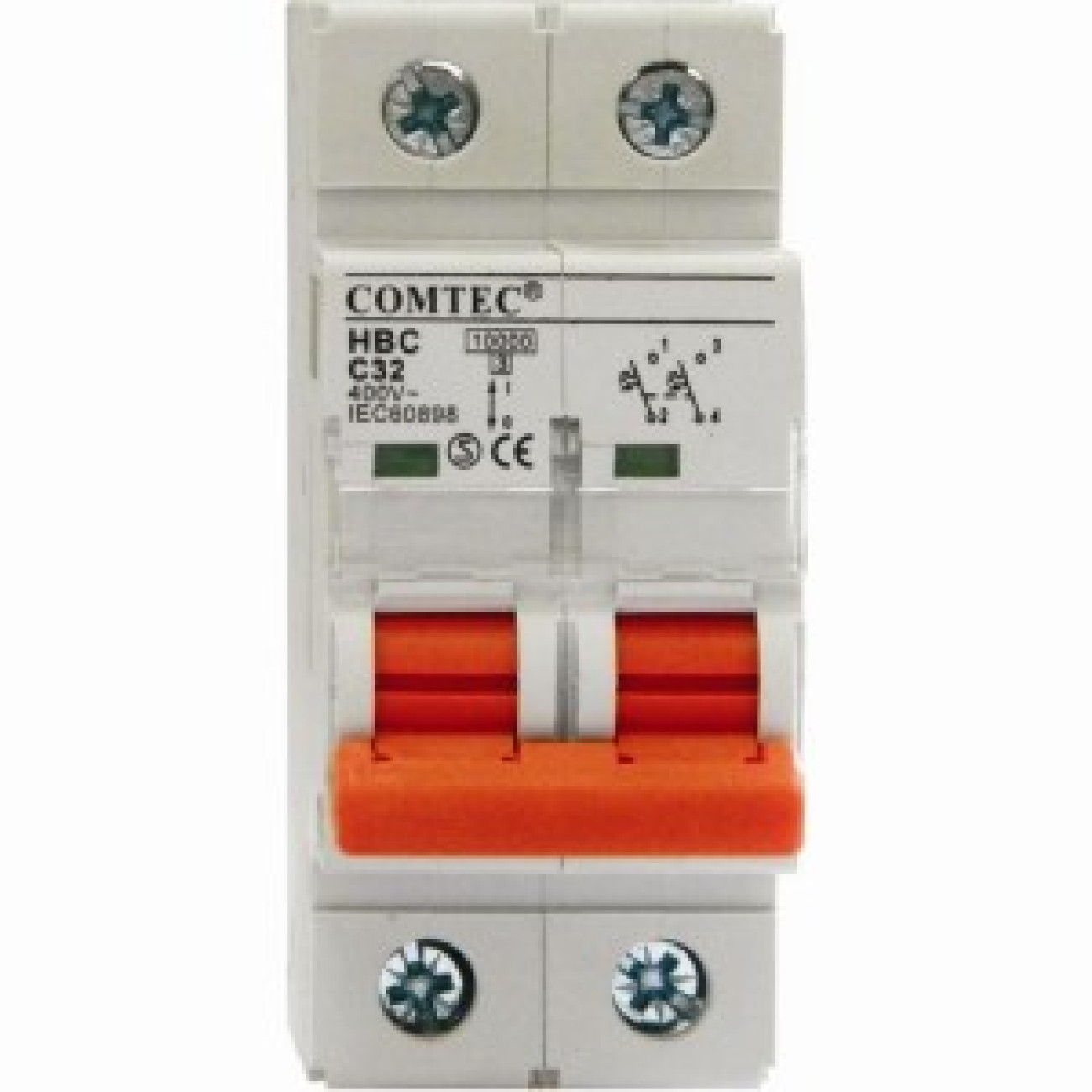 Siguranta Automata Bipolara 2p 16a Hcb 10ka Mcb Curba C Comtec