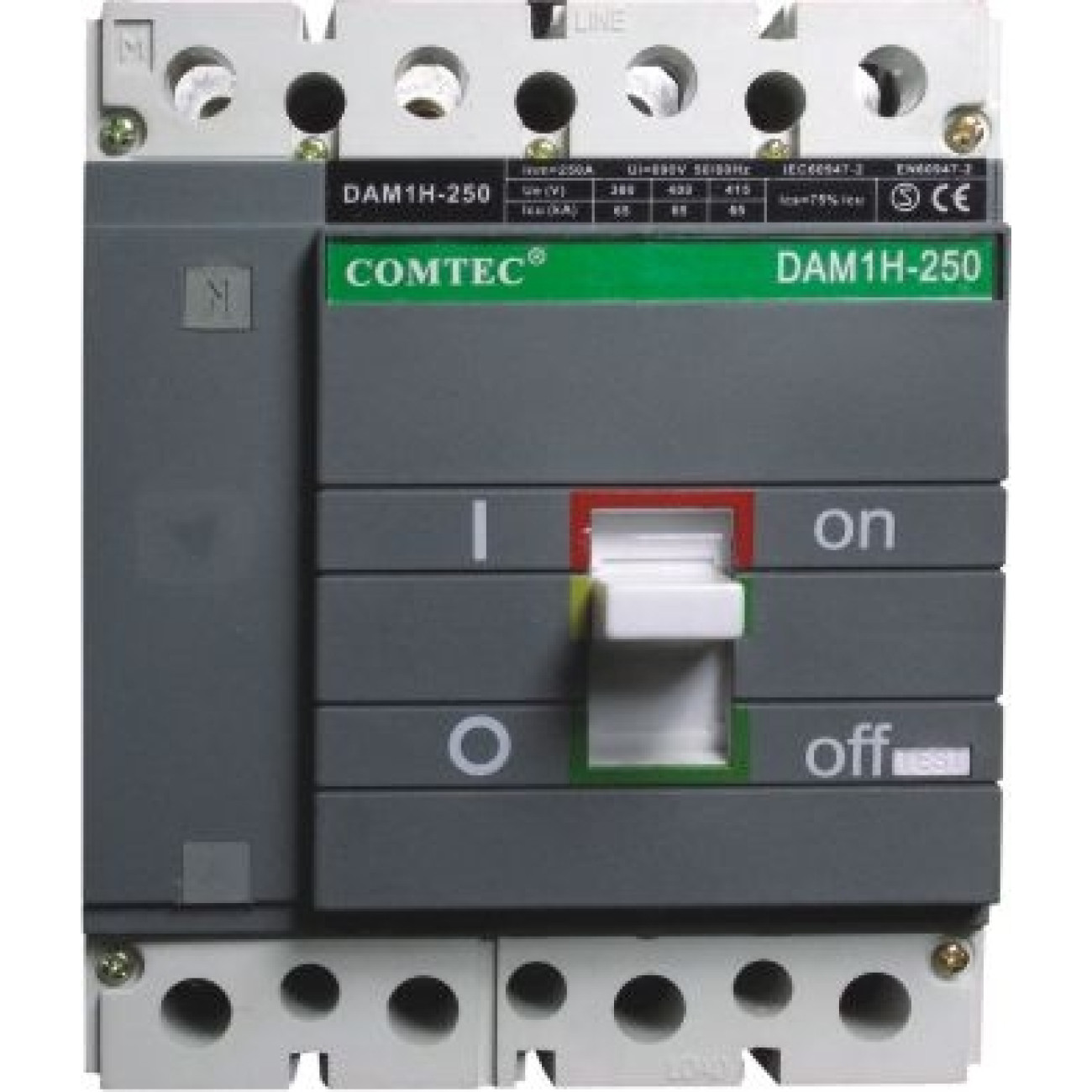 Intrerupator Automat Industrial Tetrapolar Mccb Ds1 160 3pn 160a Comtec