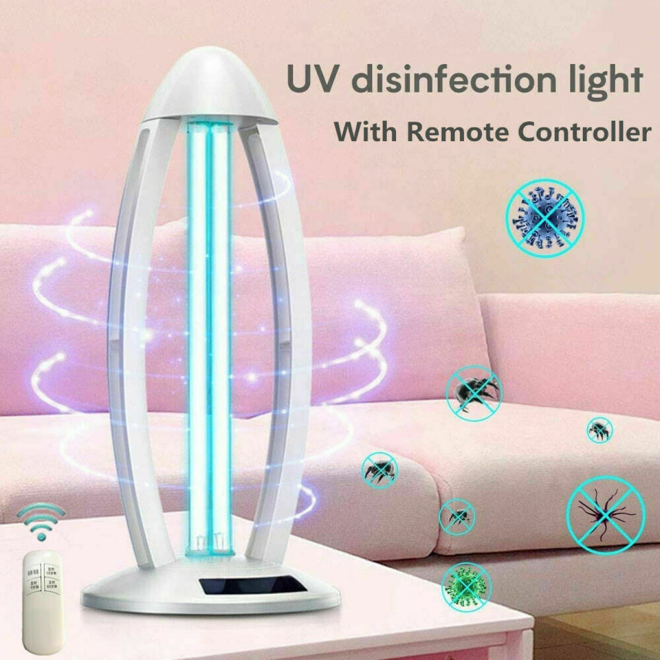 Uvc Ozon Lampa Germicida Ultravioleta Cuart Cu Sterilizare Uv Cu ...